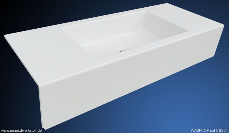 Mineralwerkstoff Varicor® Waschtischmodell Washtop